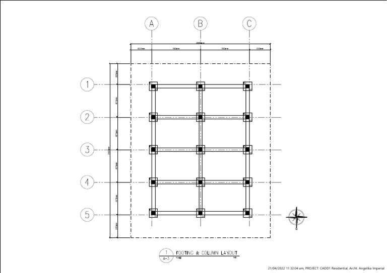 Footing Layout | PDF