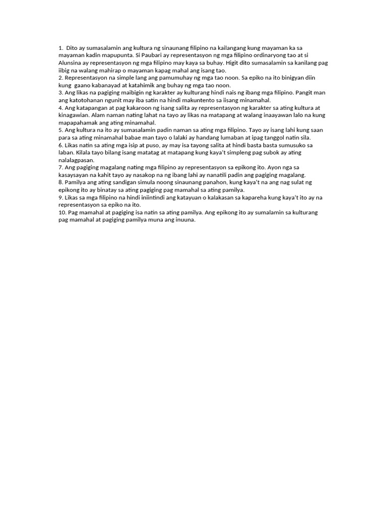 Filipino Alunsina | PDF