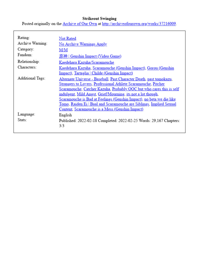 Strikeout Swinging | PDF | Team Sports | Ball And Bat Games