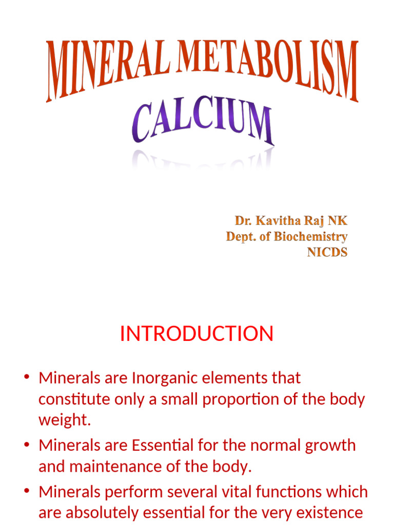 Calcium | PDF