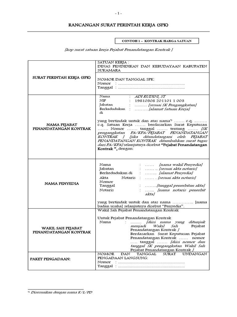 Draf SPK - 2024 | PDF