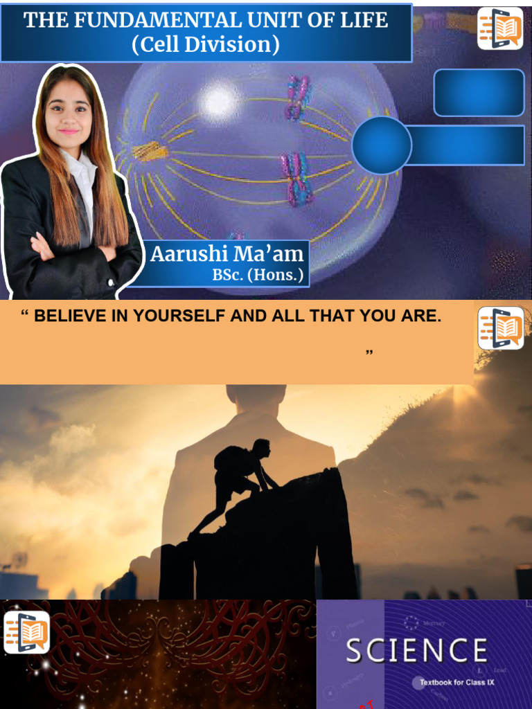 Unit of Life L-5 - Cell Division - Class 9th - Aarushi Ma'am - Bio ...