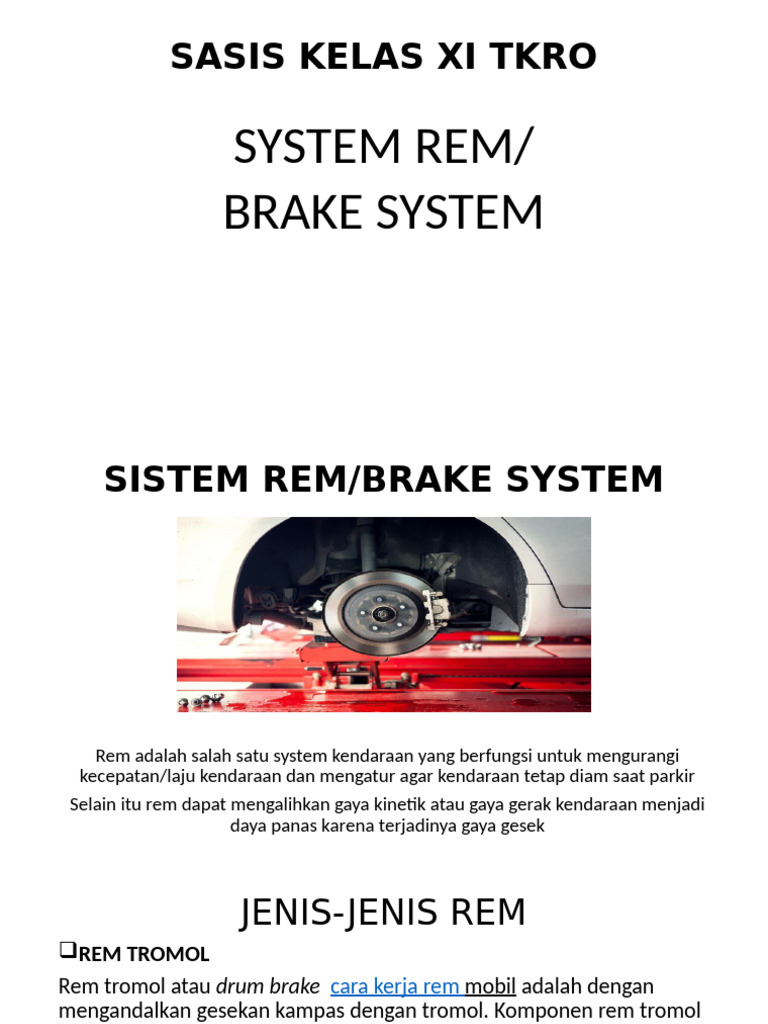 Sistem Rem | PDF
