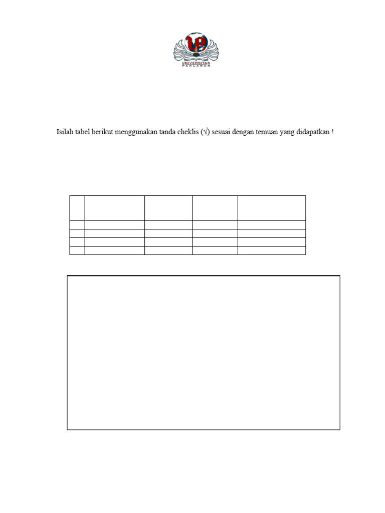 Lembar Observasi MKK | PDF