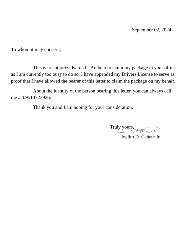 Letter To The LBC | PDF