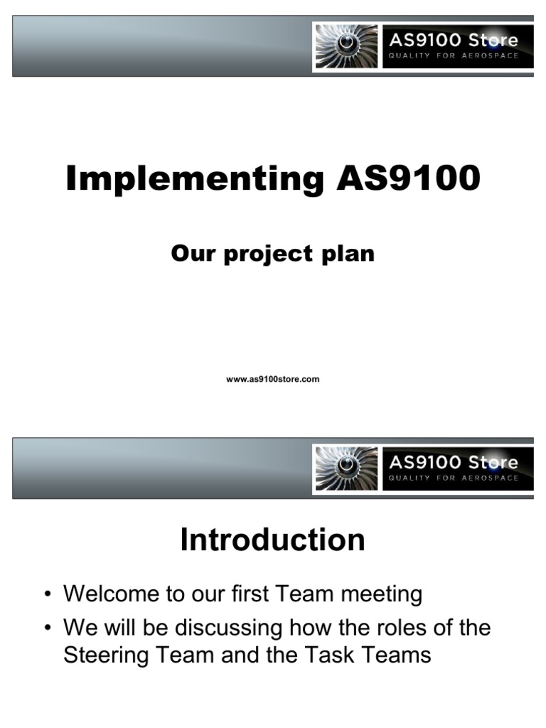 AS9100c-PPT Implementing AS9100 | PDF
