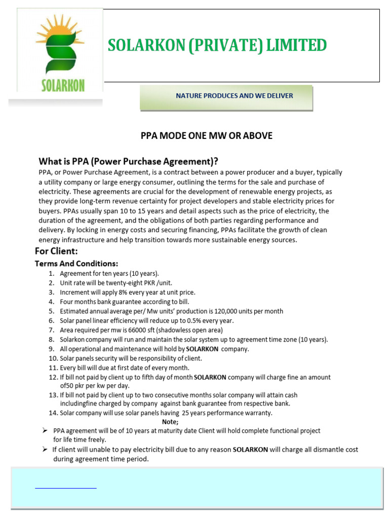 PPA Summary FOR 10 YEARS | PDF