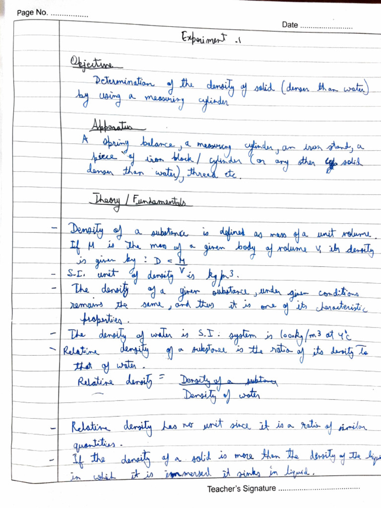 Physics Practical file class 10 | PDF Physics Practical file class 10 | PDF