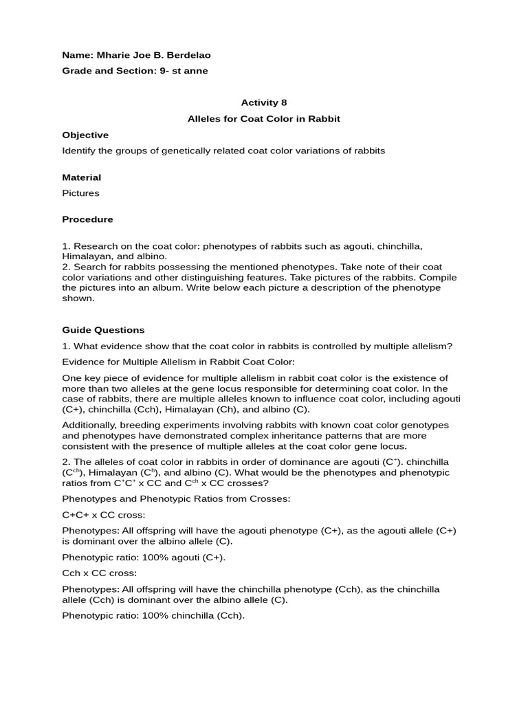 GRADE-LAB-ACTIVITY-8-10 Answer | PDF