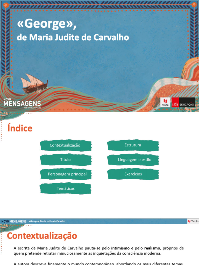 George, de Maria Judite de Carvalho | PDF