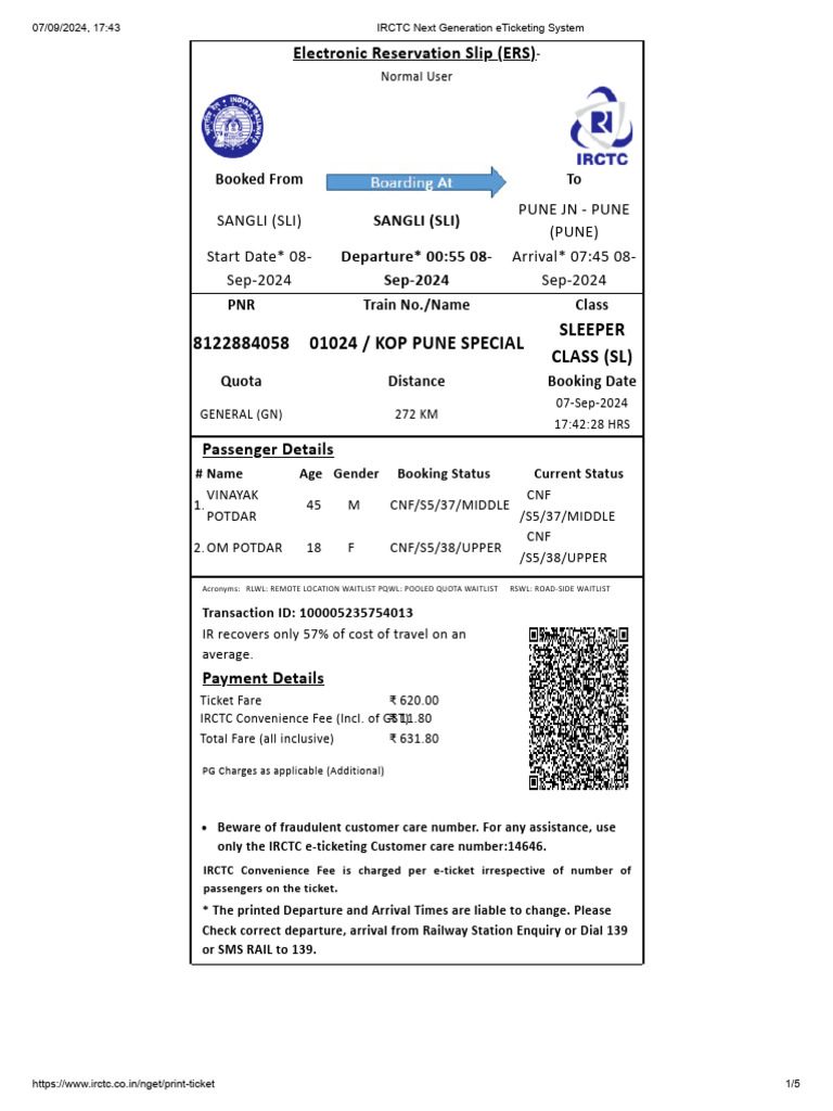 IRCTC Next Generation ETicketing System-1 | PDF