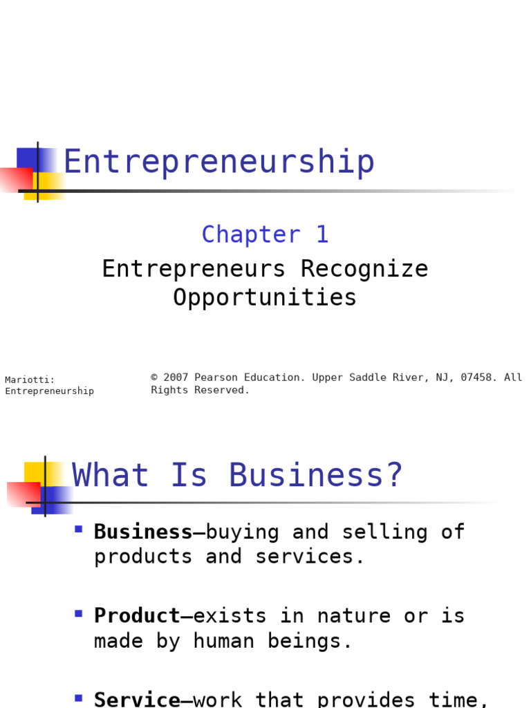 Entrepreneurchapter1t EP1m | PDF