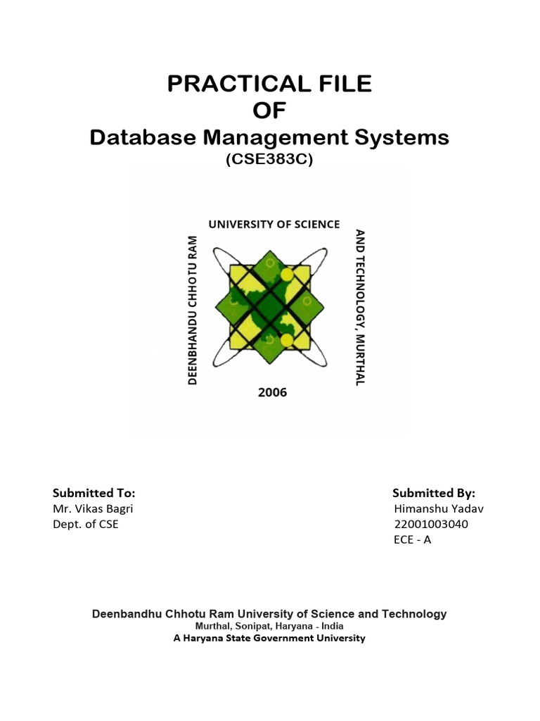DBMS File PDF | PDF