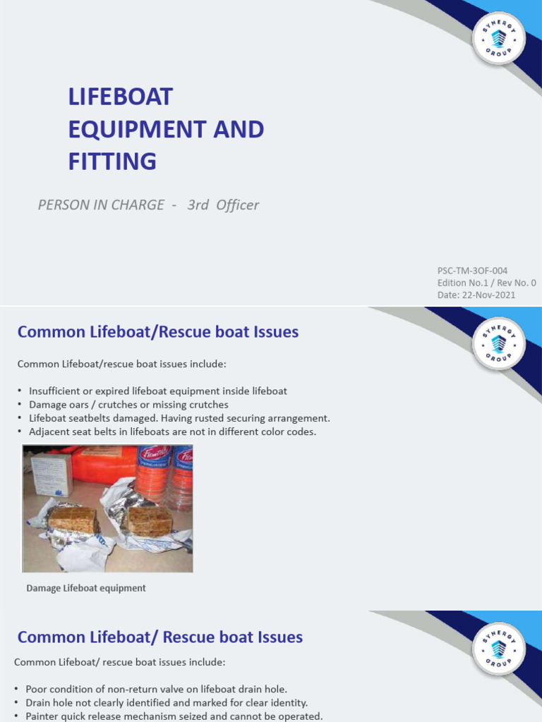 Lifeboat Rescue | PDF