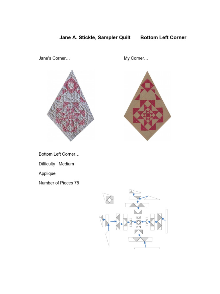 Corners Dear Jane | PDF