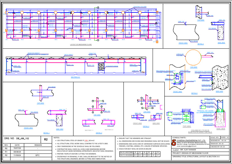 R2 Fabrication Mezzanine MR - Ajay Kanade 11.9.24 | PDF