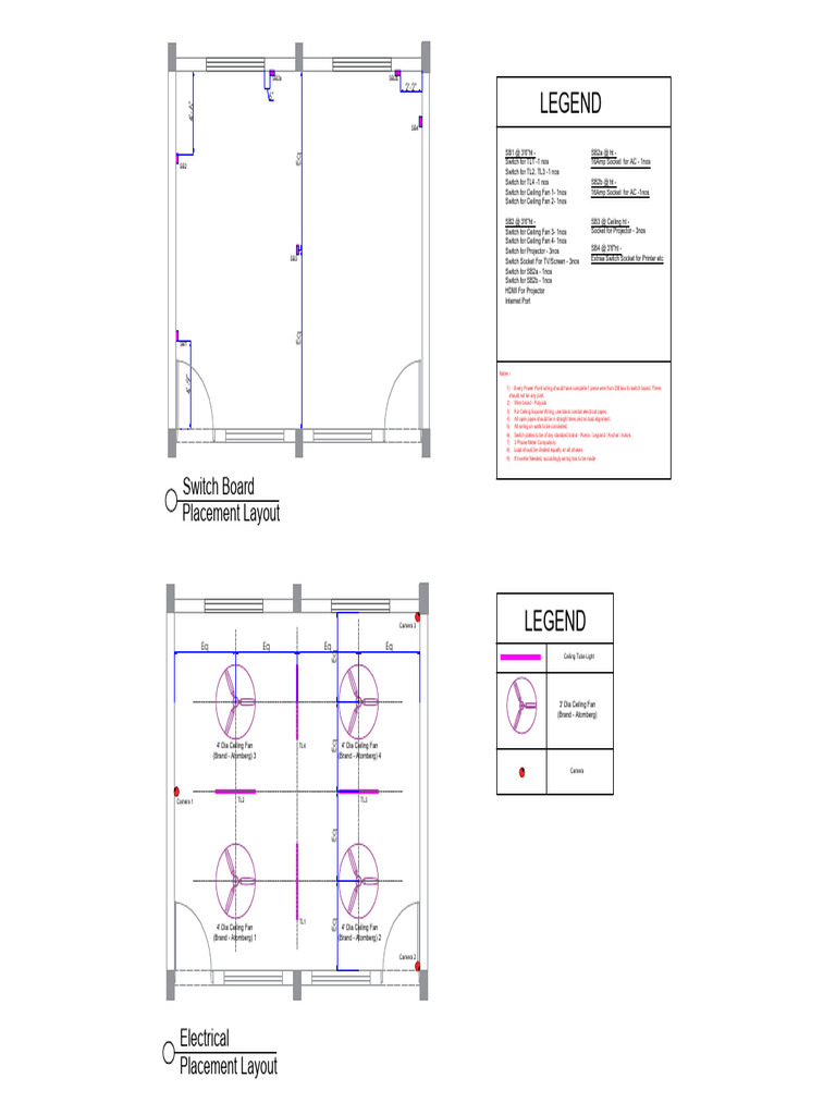 Class Room Electrical-Model | PDF