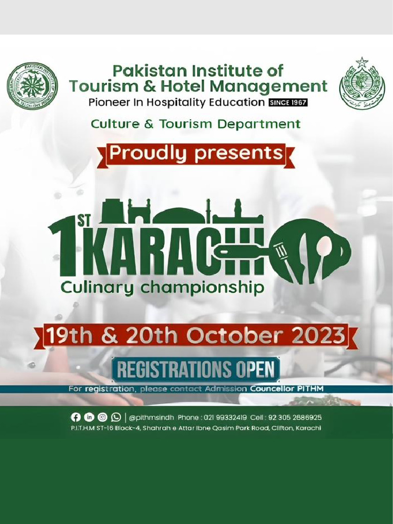 Culinary Competition PITHM's Rulebook | PDF