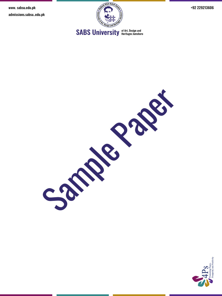 Sample Paper PDF