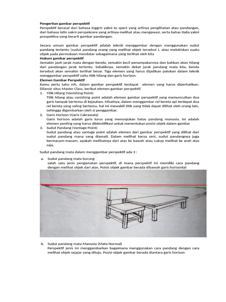 Gambar Perspektif | PDF