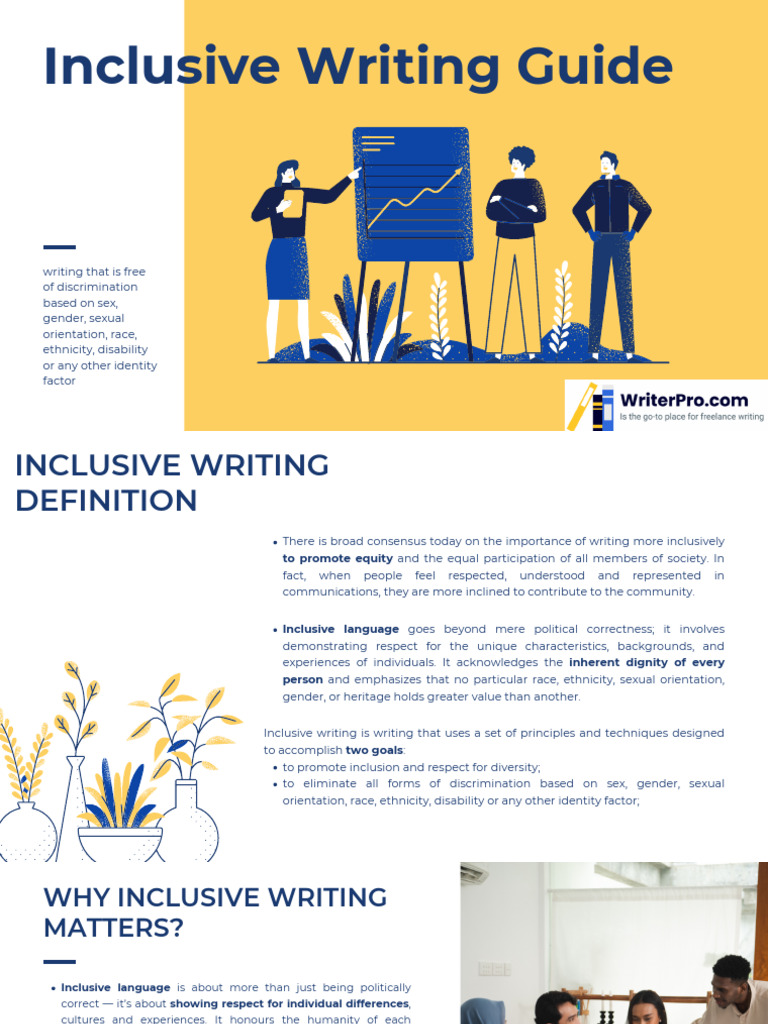 Inclusive Writing Guide | PDF