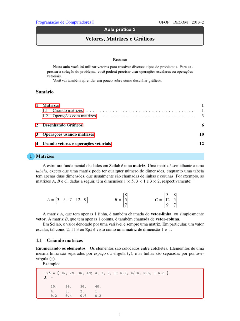 P03-Matrizes Solucoes | PDF