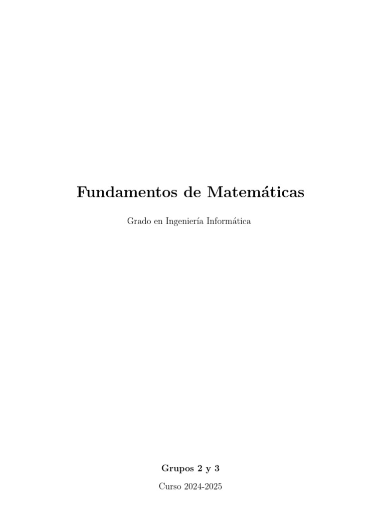 Apuntes Fmat | PDF