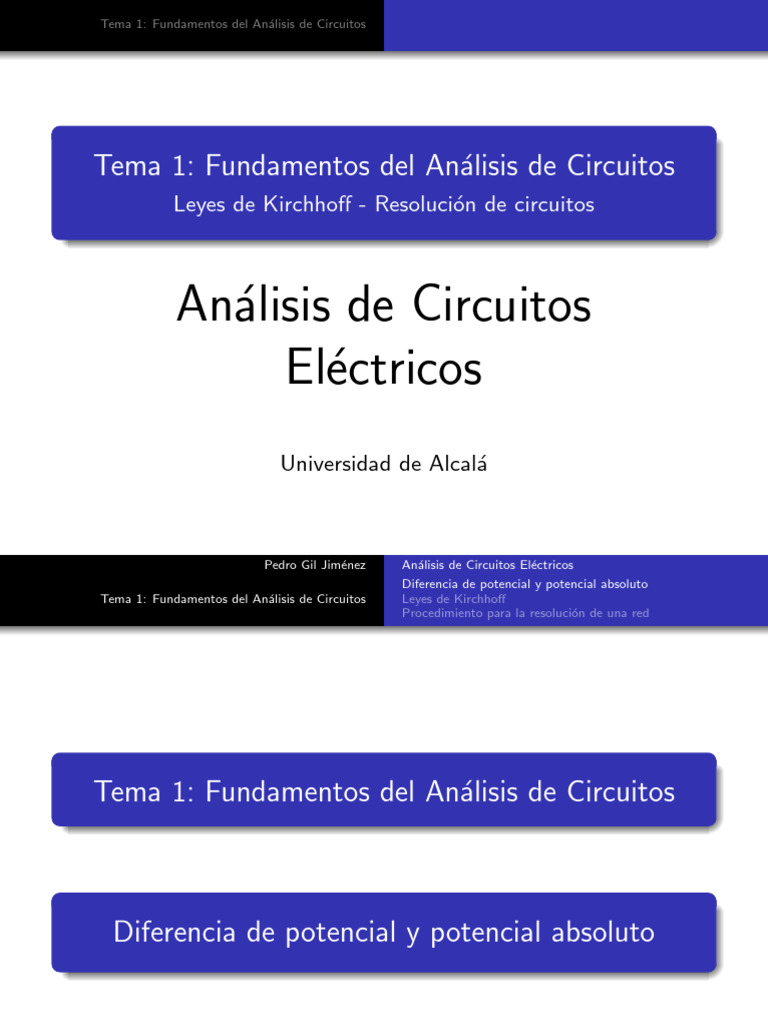 An Alisis de Circuitos El Ectricos | PDF