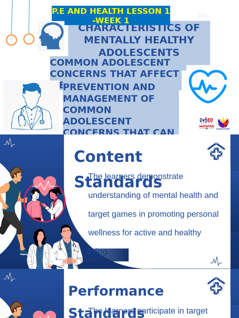 q1 PPT - Pe and Health 7 - Week 1 - Lesson 1 | PDF