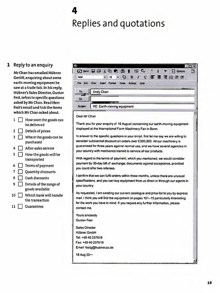 Reply and quotation | PDF