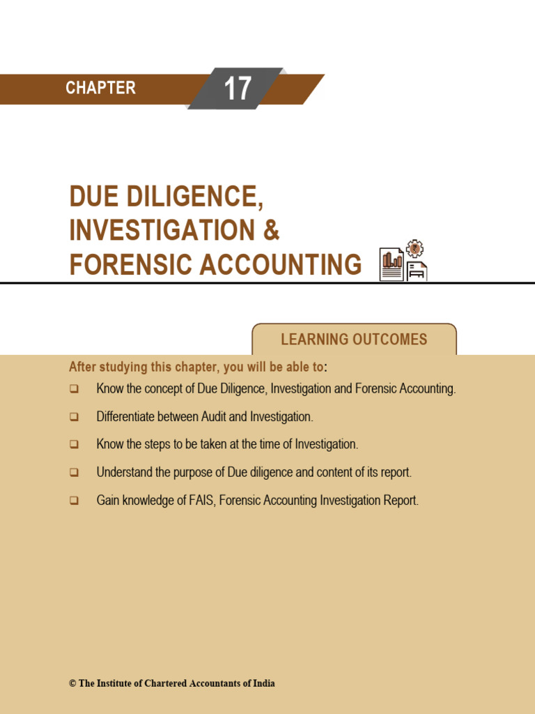 Due Diligence, Investigation & Forensic | PDF