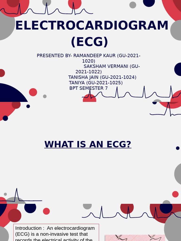 Ecg 1 1 | PDF