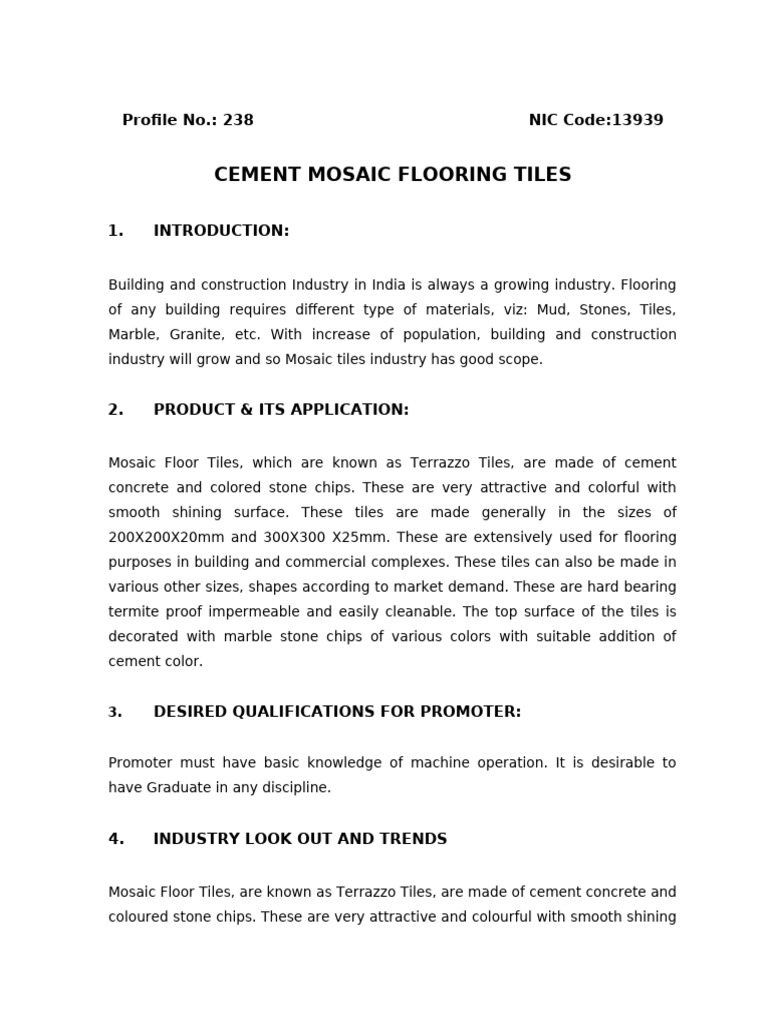 Cement-Mosaic-Tiles | PDF