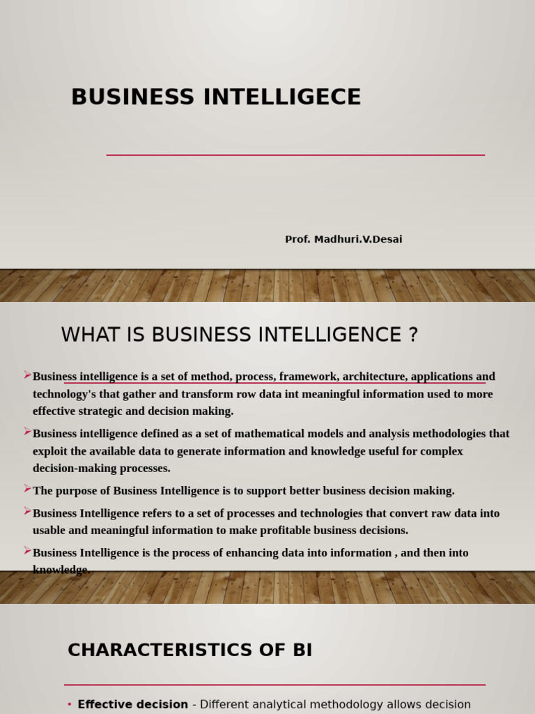 Business Intelligece | PDF