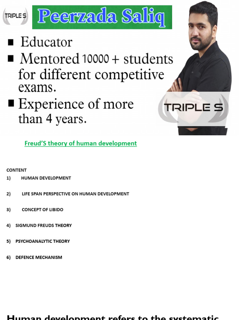 Freud's Theory of Human Development | PDF