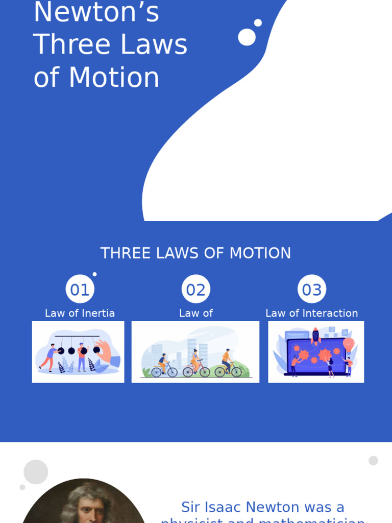 Newtons Three Laws of Motion | PDF | Force | Philosophy