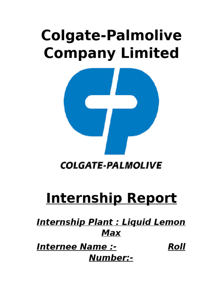 Colgate Report | PDF