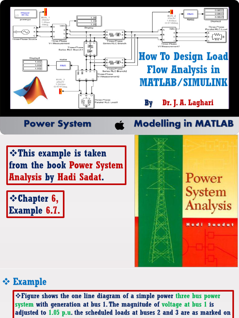 Modelling of Load Flow Analysis in MatlabSimulink Software | PDF | Electrical Impedance ...
