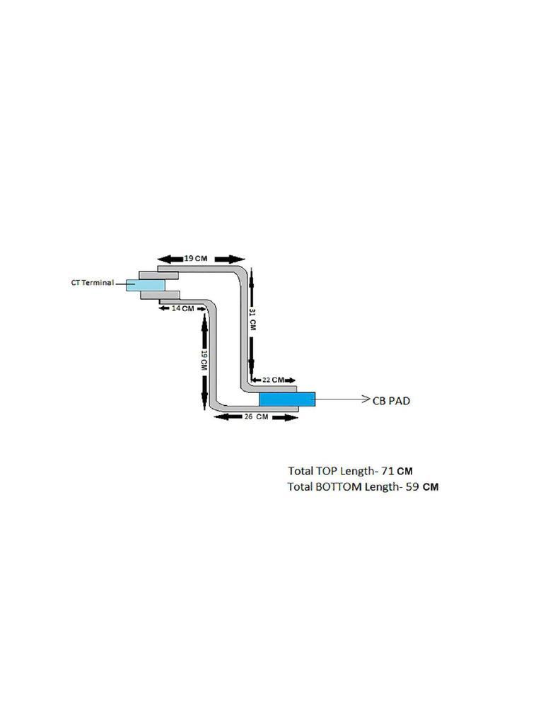2500A CT To CB Flexible Connector Site Requirement Drawing | PDF