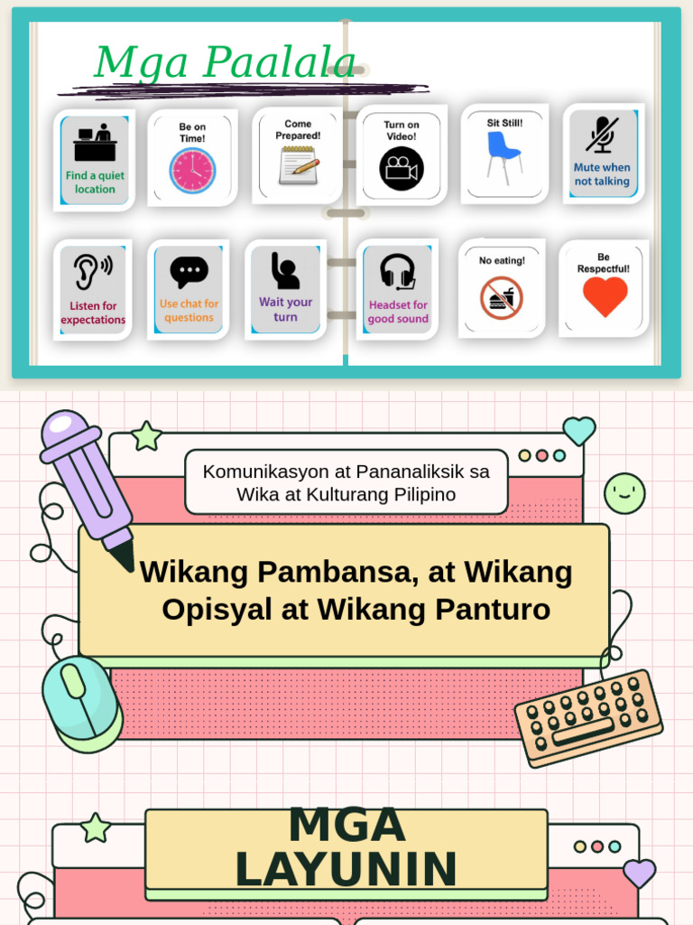 2-Wikang-Pambansa-Wikang-Opisyal-at-Wikang-Panturo (1) | PDF