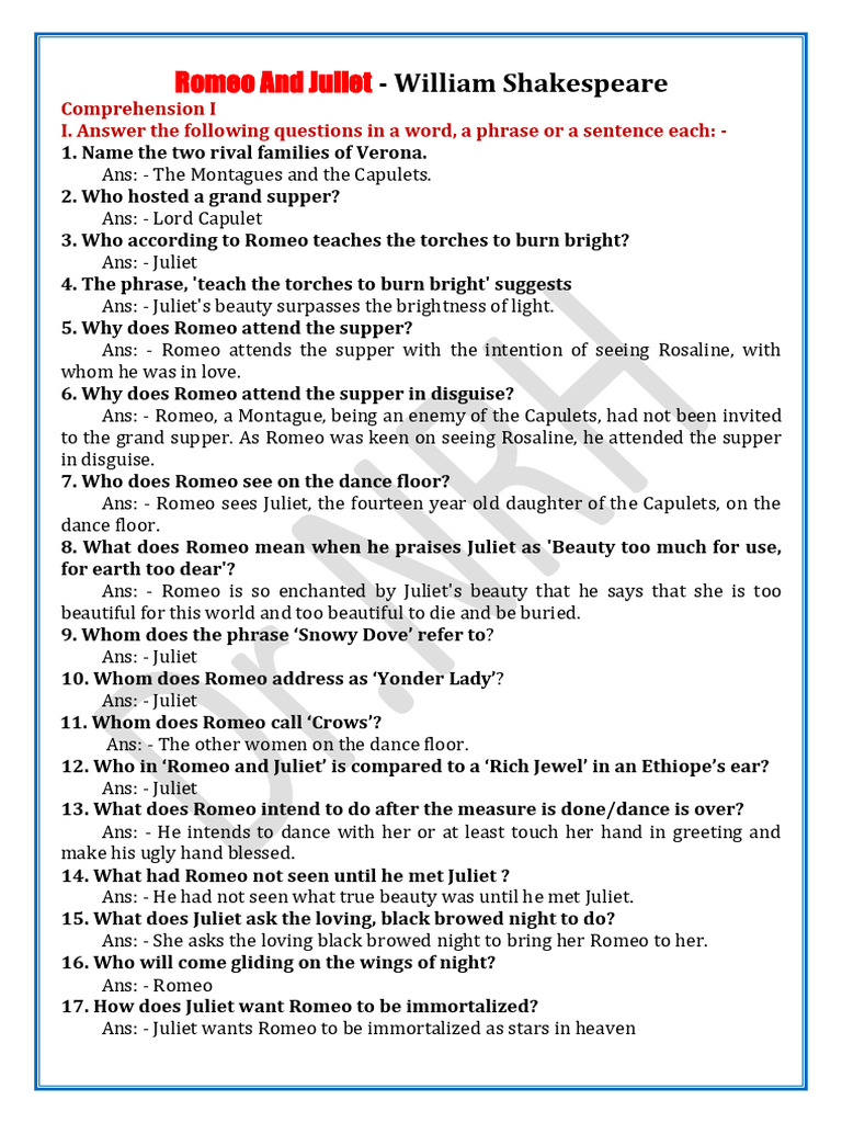 2nd Puc English | PDF