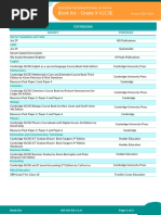 Book List of Grade 4 2024 2025 | PDF