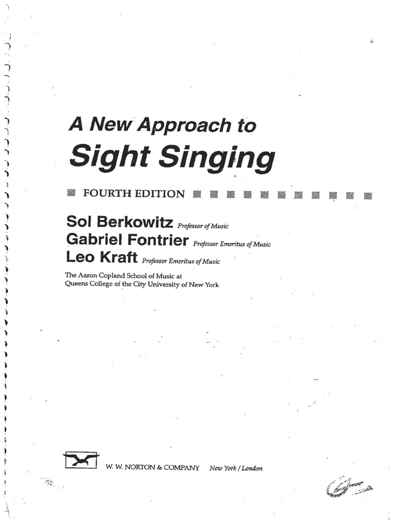 Sight Singing | PDF