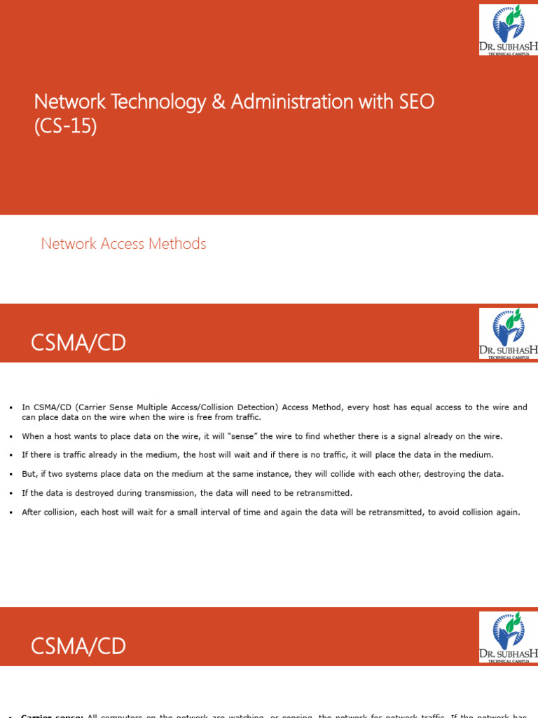 Network Access Methods | PDF
