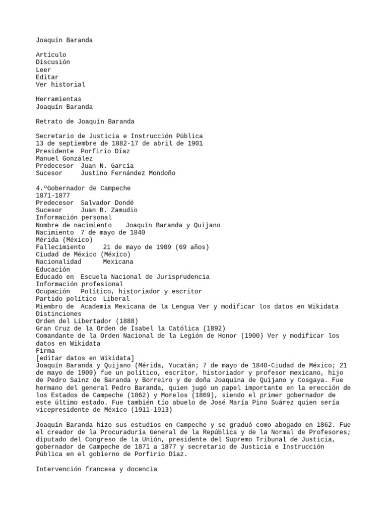 Joaquin Baranda | PDF | México | Viajes y turismo