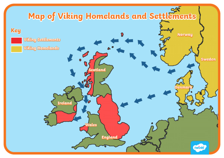 Viking Invasion Map | PDF