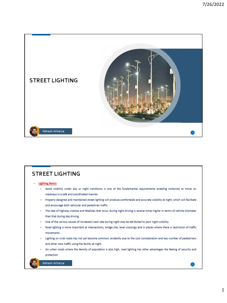Street - Lighting | PDF