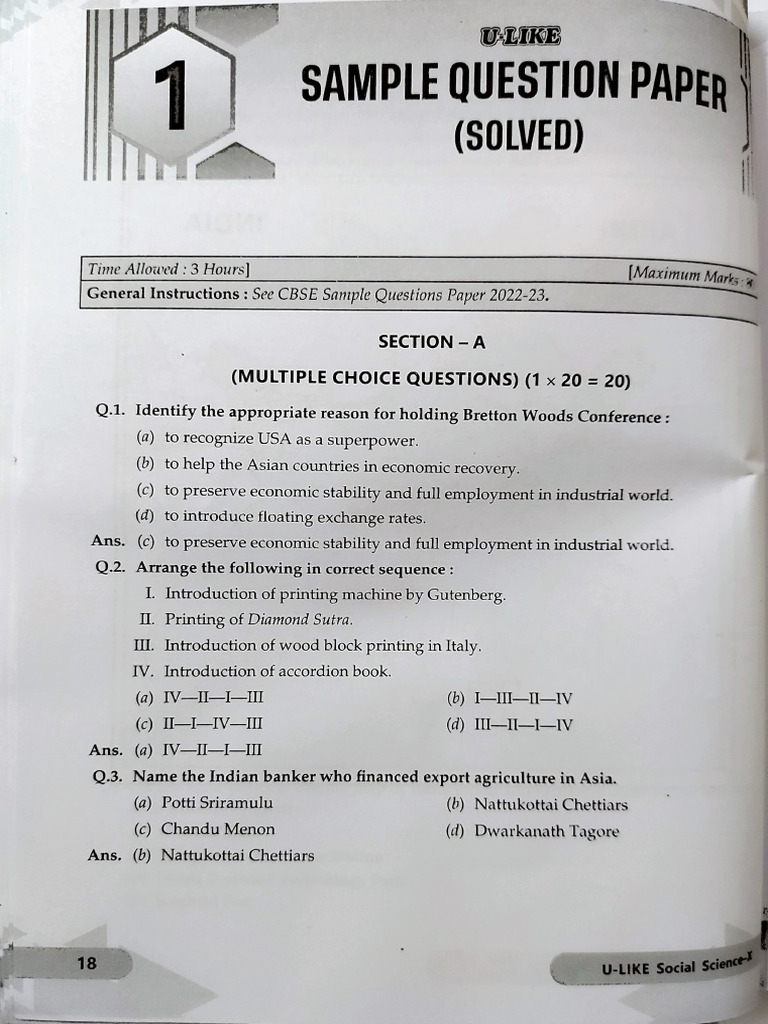 1 Sample Question | PDF