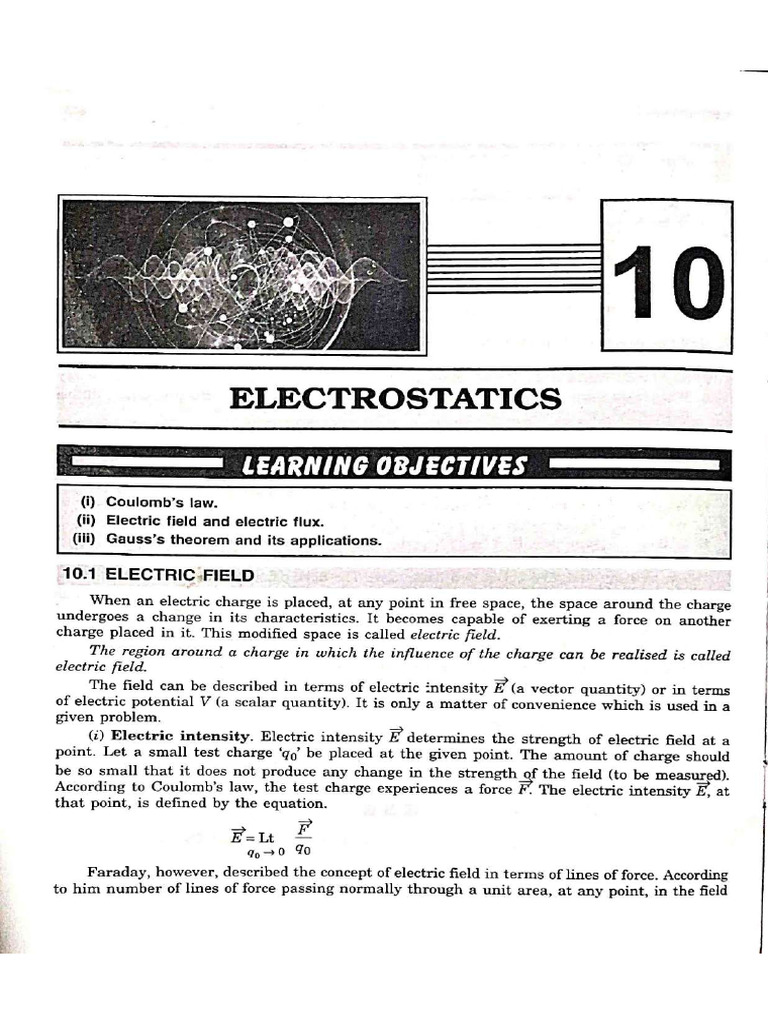 ELECTROSTATICS Compressed | PDF