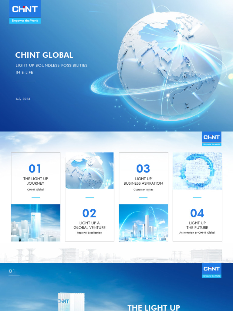 CHINT Global Introduction PPT EN - Light | PDF